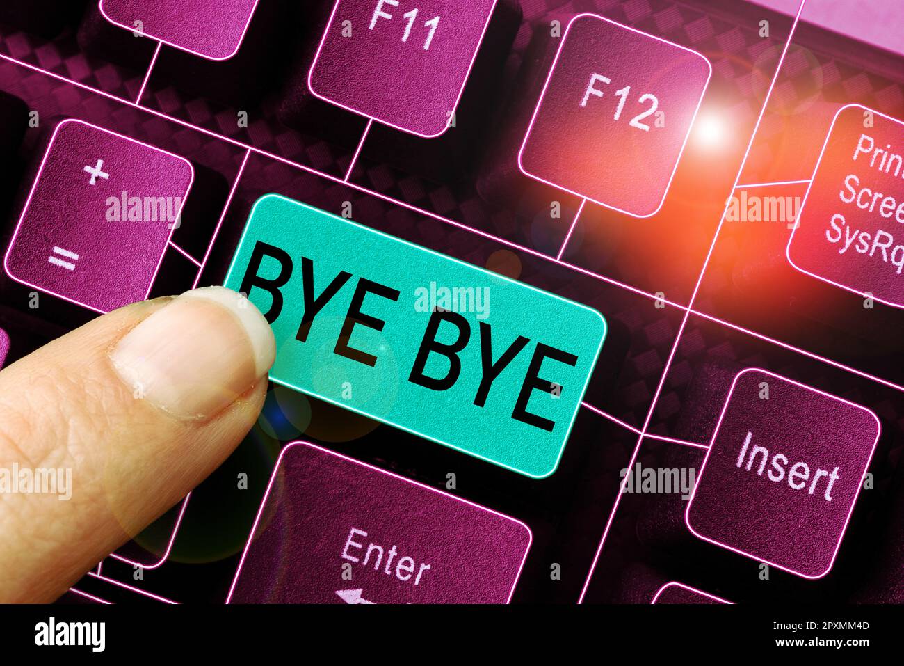 Text sign showing Bye Bye, Internet Concept Greeting for leaving ...