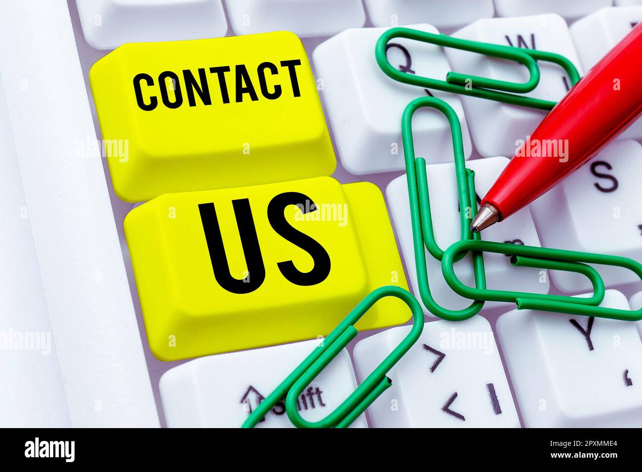 Text showing inspiration Contact Us, Business idea Group of person that ...