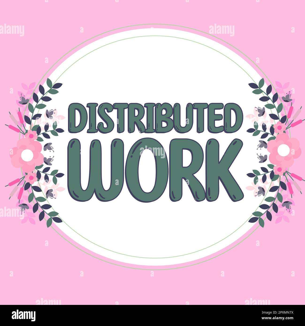 Inspiration showing sign Distributed Work, Business approach practiced ...