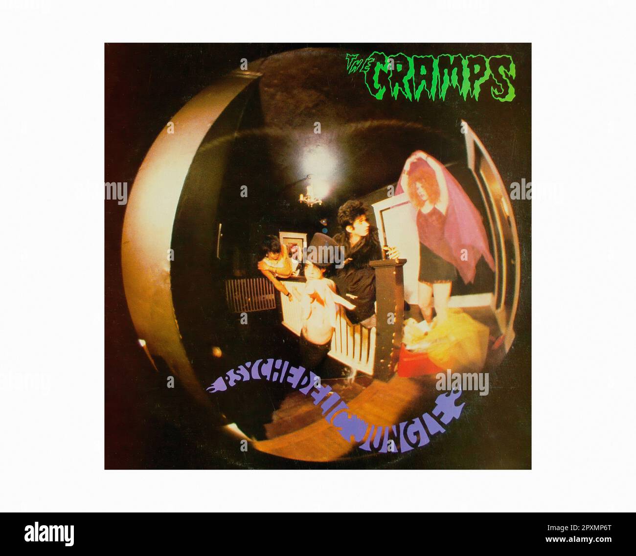 The Cramps - Psychedelic Jungle [1981] - Vintage Vinyl Record Sleeve Stock Photo - Alamy