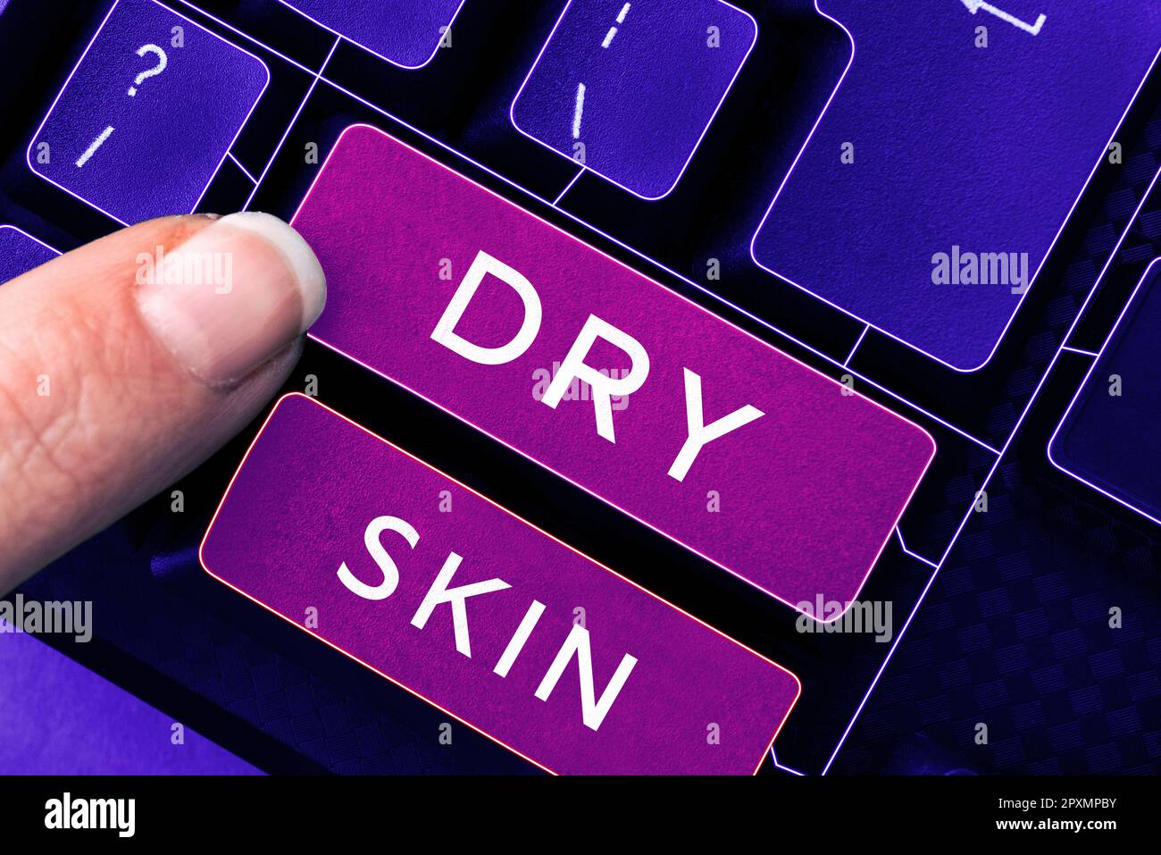 Conceptual display Dry Skin, Business concept uncomfortable condition ...