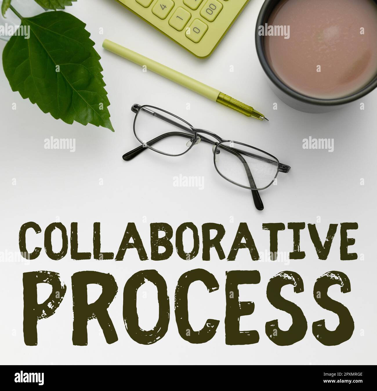 Writing displaying text Collaborative Process, Internet Concept people ...