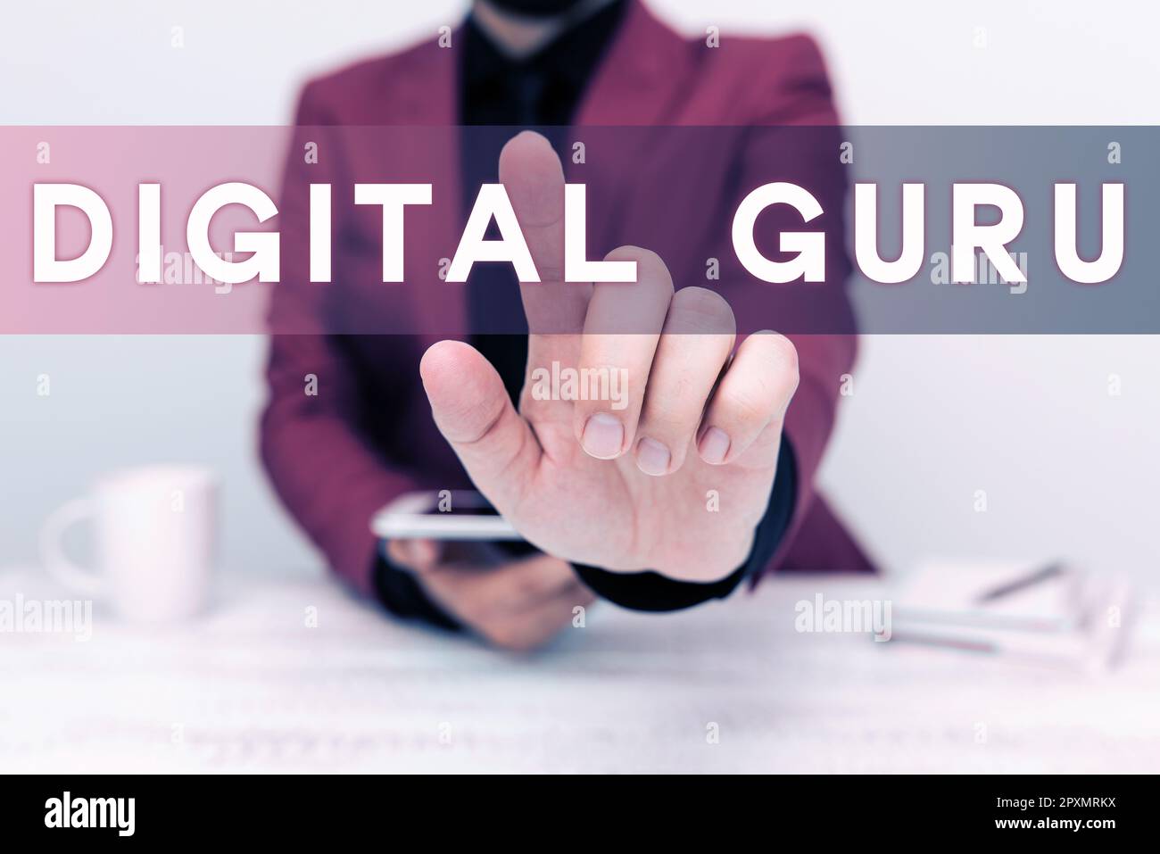 Inspiration showing sign Digital Guru, Business showcase teacher and ...