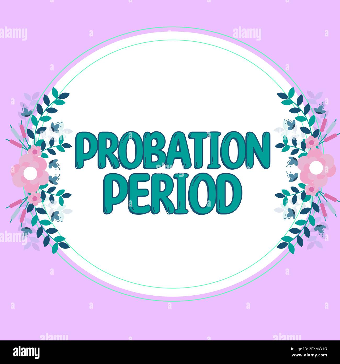 Hand writing sign Probation Period, Word for focused and iterative ...