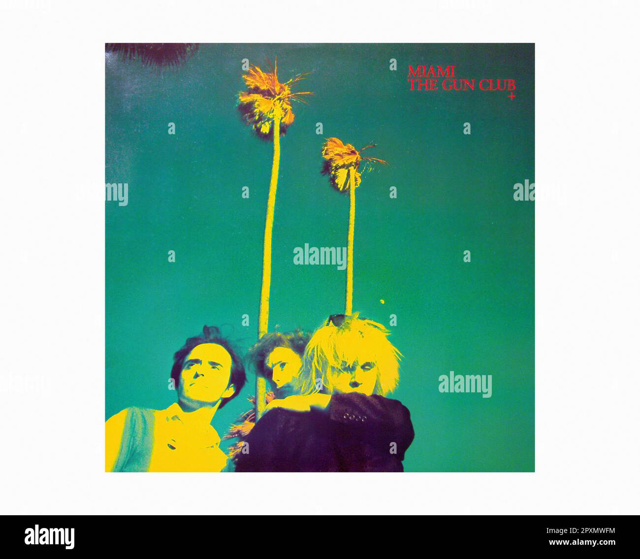 The Gun Club - Miami [1982] - Vintage Vinyl Record Sleeve Stock Photo ...