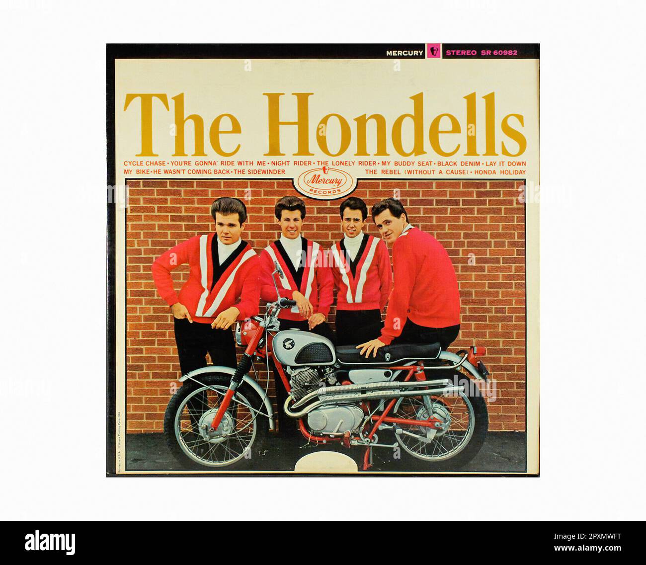 The Hondells [1964] LP - Vintage Vinyl Record Sleeve Stock Photo - Alamy