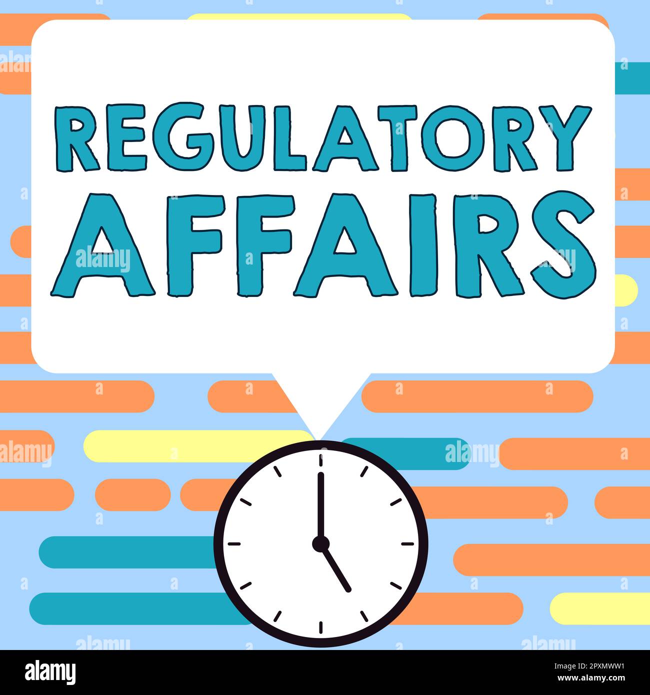 Handwriting text Regulatory Affairs, Word for the desire of governments ...