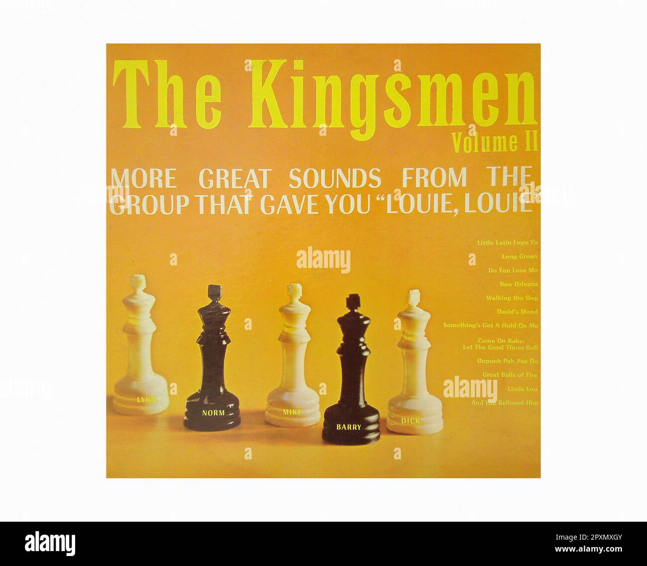 The Kingsmen - Volume II [1964] - Vintage Vinyl Record Sleeve Stock ...