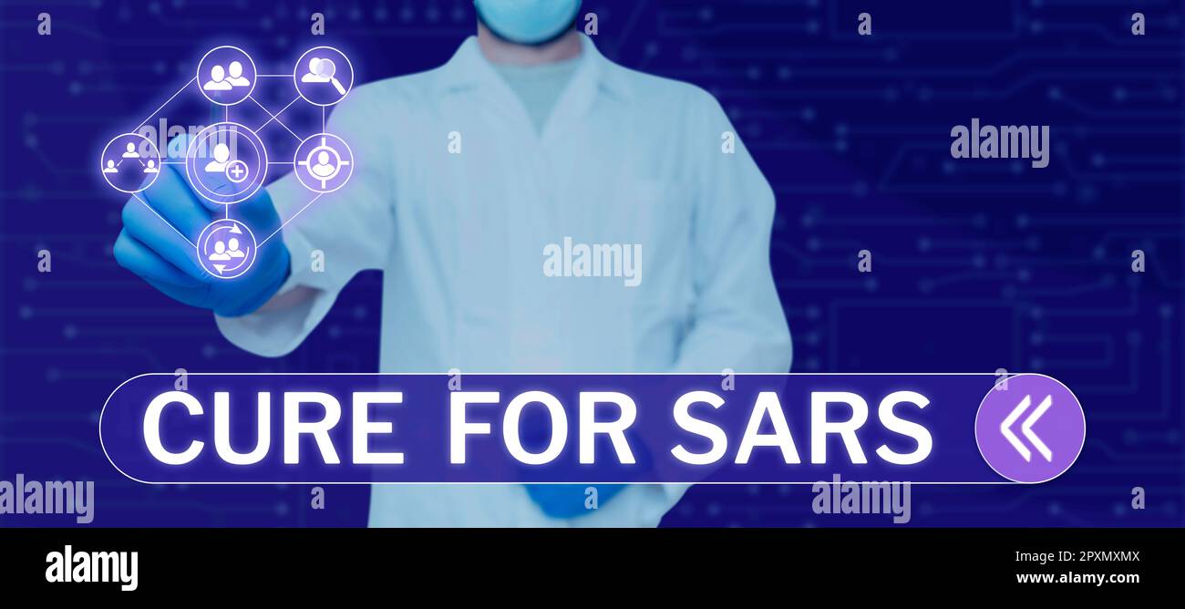 Conceptual display Cure For Sars, Business concept Medical treatment ...
