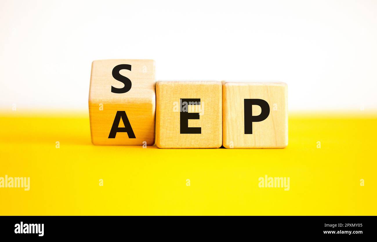 SEP or AEP symbol. Concept words AEP annual enrollment period SEP ...
