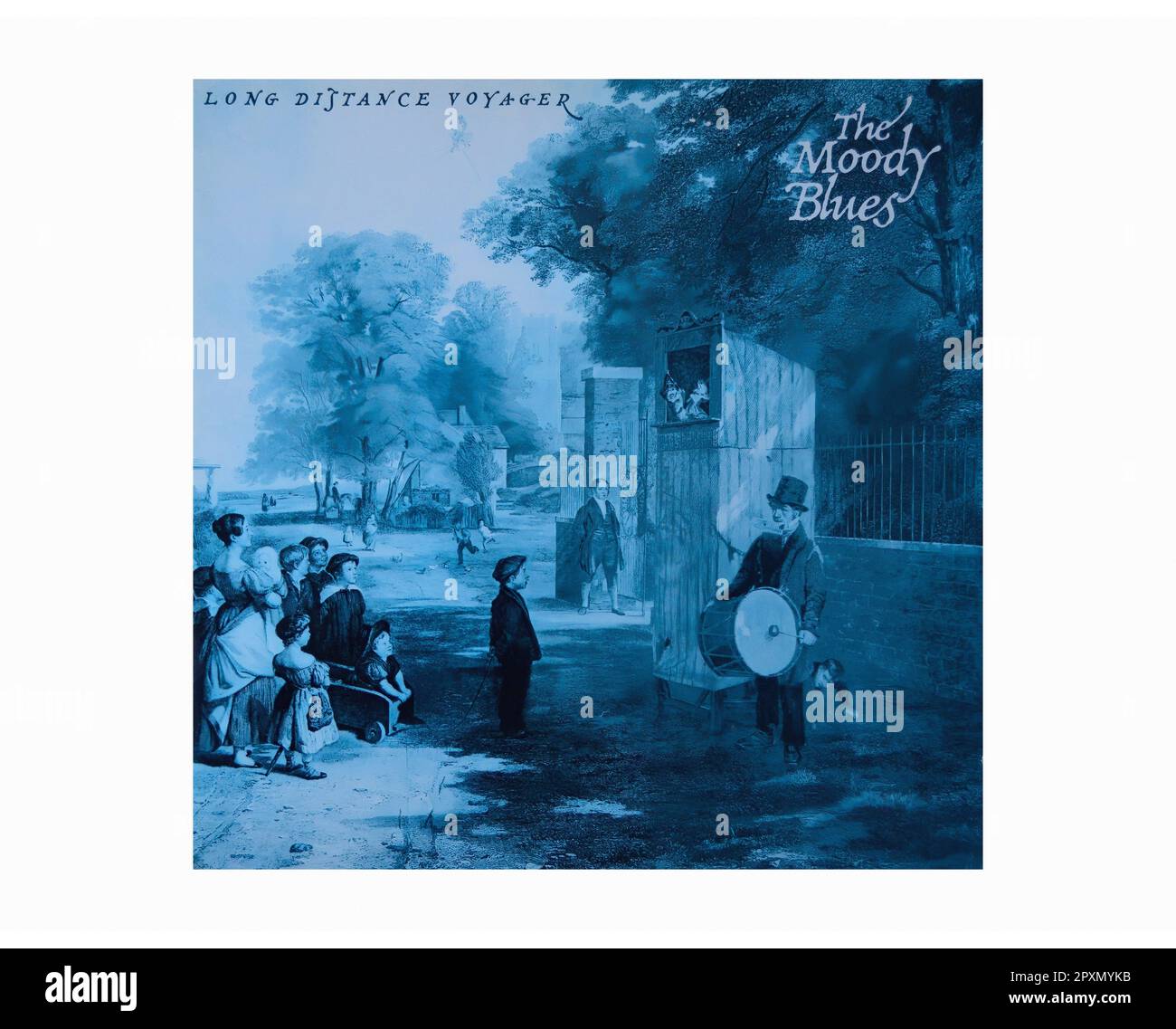 The Moody Blues - Long Distance Voyager - Vintage L.P Music Vinyl Record Stock Photo - Alamy