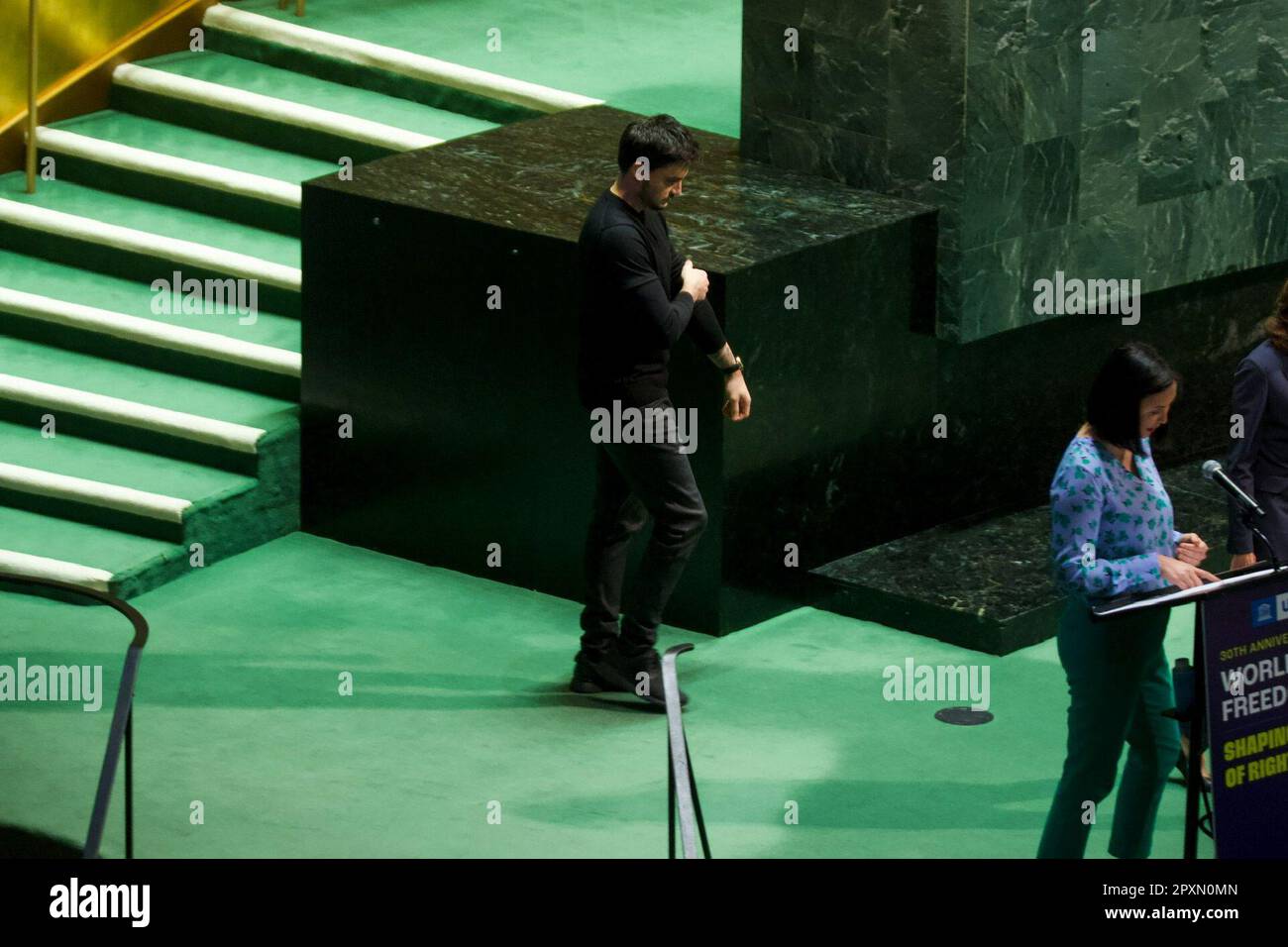New York, Estados Unidos. 02nd May, 2023. Brazilian Felipe Neto speaks ...