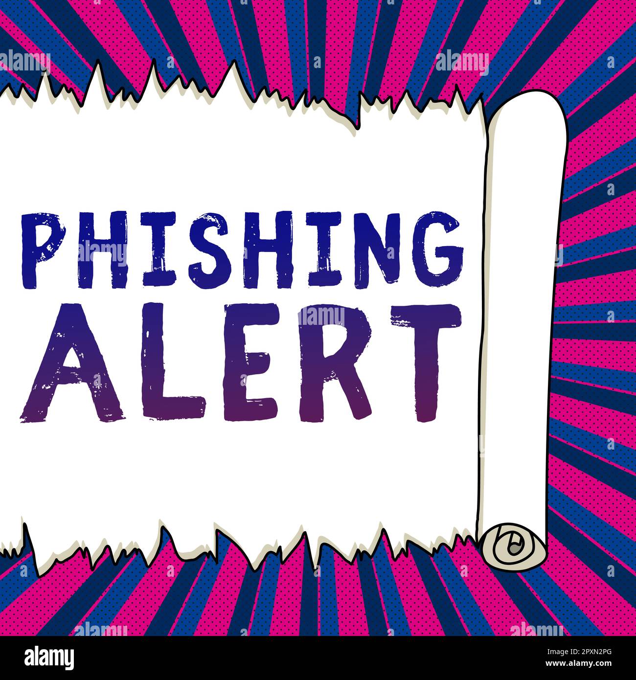 Conceptual display Phishing Alert, Business concept aware to fraudulent ...
