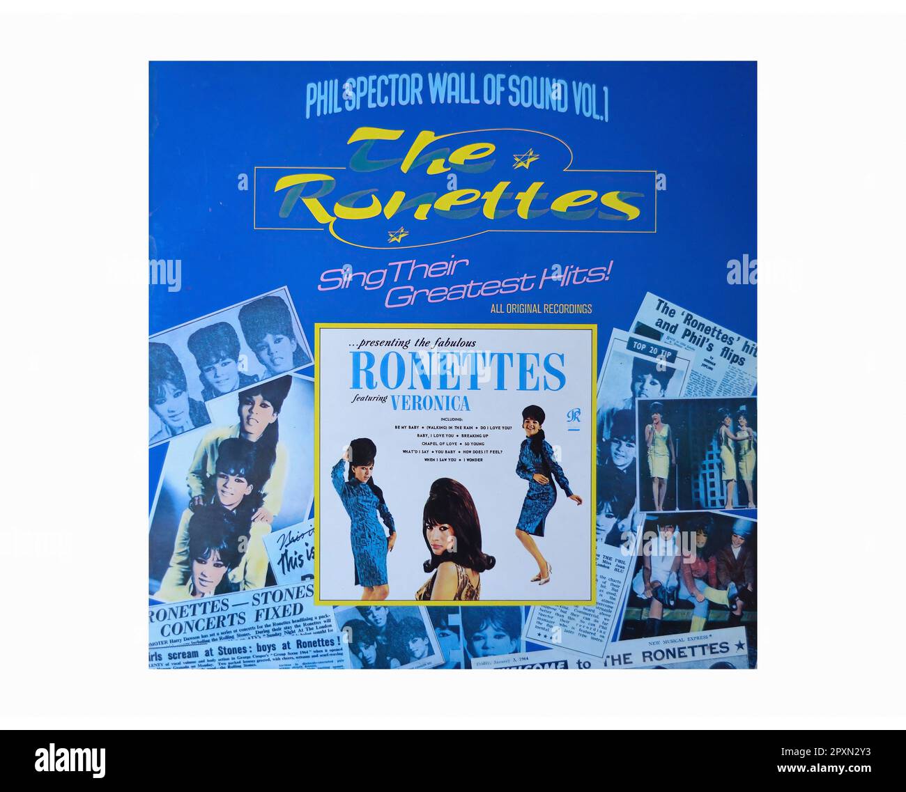 The Ronettes - Sing Their Greatest Hits - Vintage L.P Music Vinyl ...
