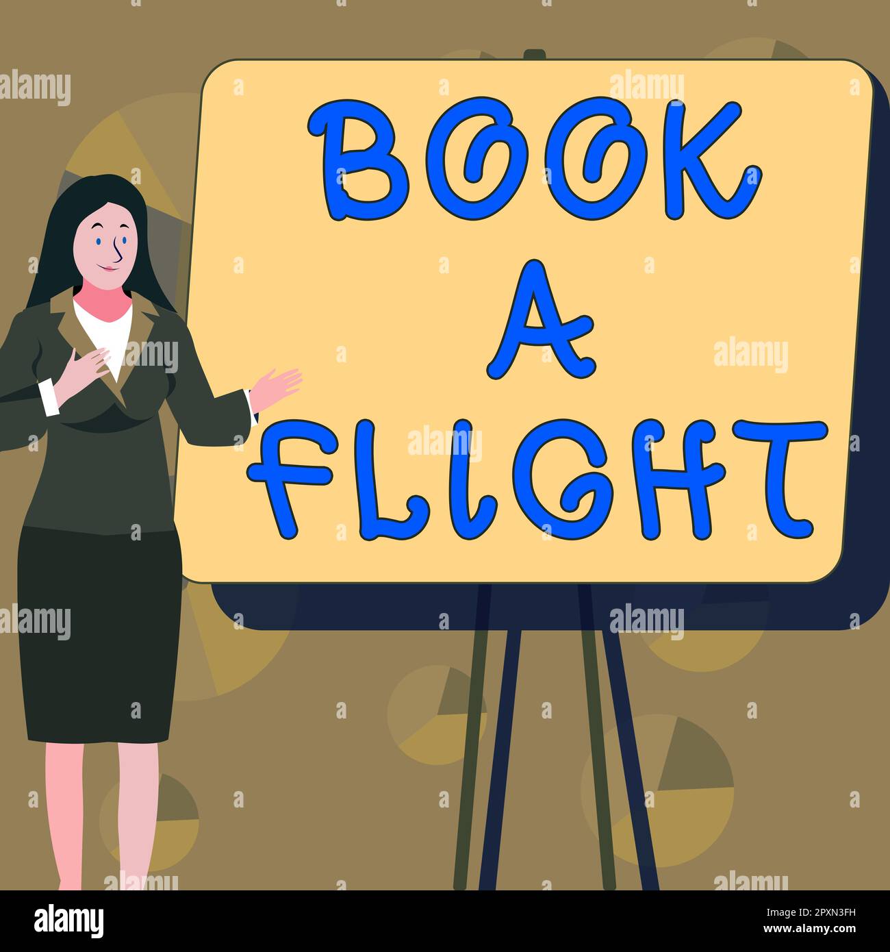 Writing displaying text Book A Flight, Word for Purchase tickets to ...