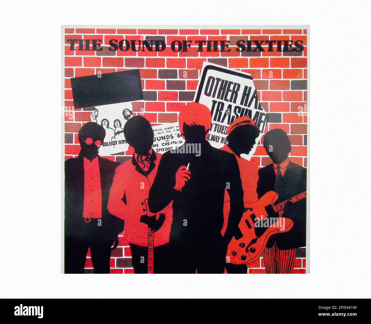 The Sound Of The Sixties - Vintage Vinyl Record Sleeve Stock Photo - Alamy