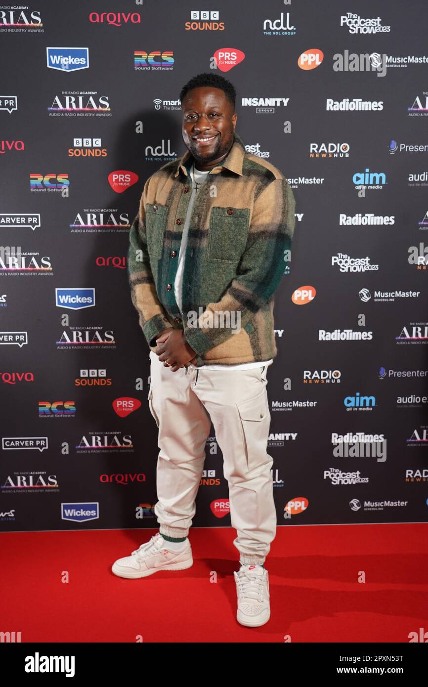 Babatunde Aleshe attending the ARIAS - Audio and Radio Industry Awards ...