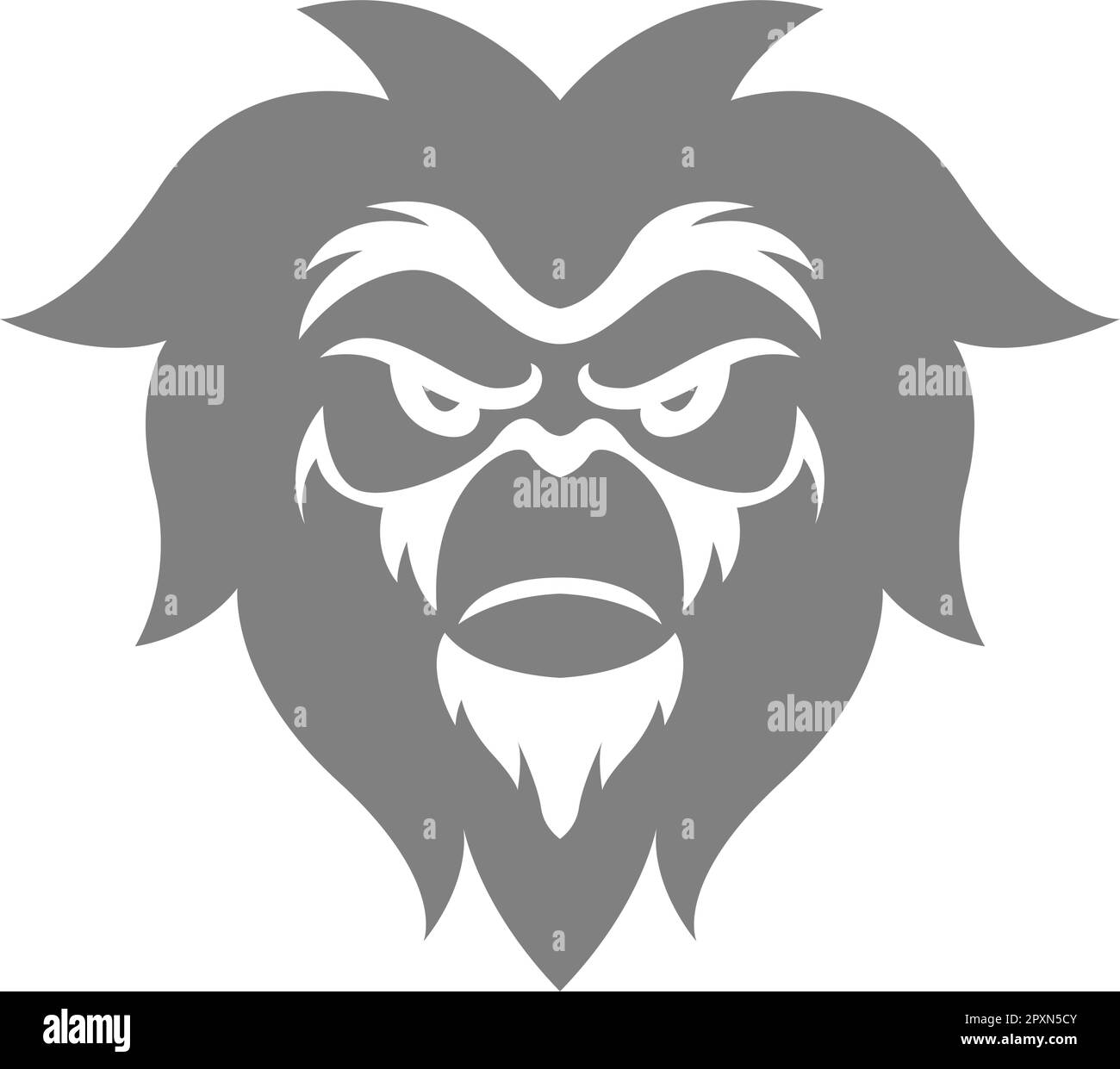 Monster Yeti logo icon design illustration Stock Vector Image & Art - Alamy