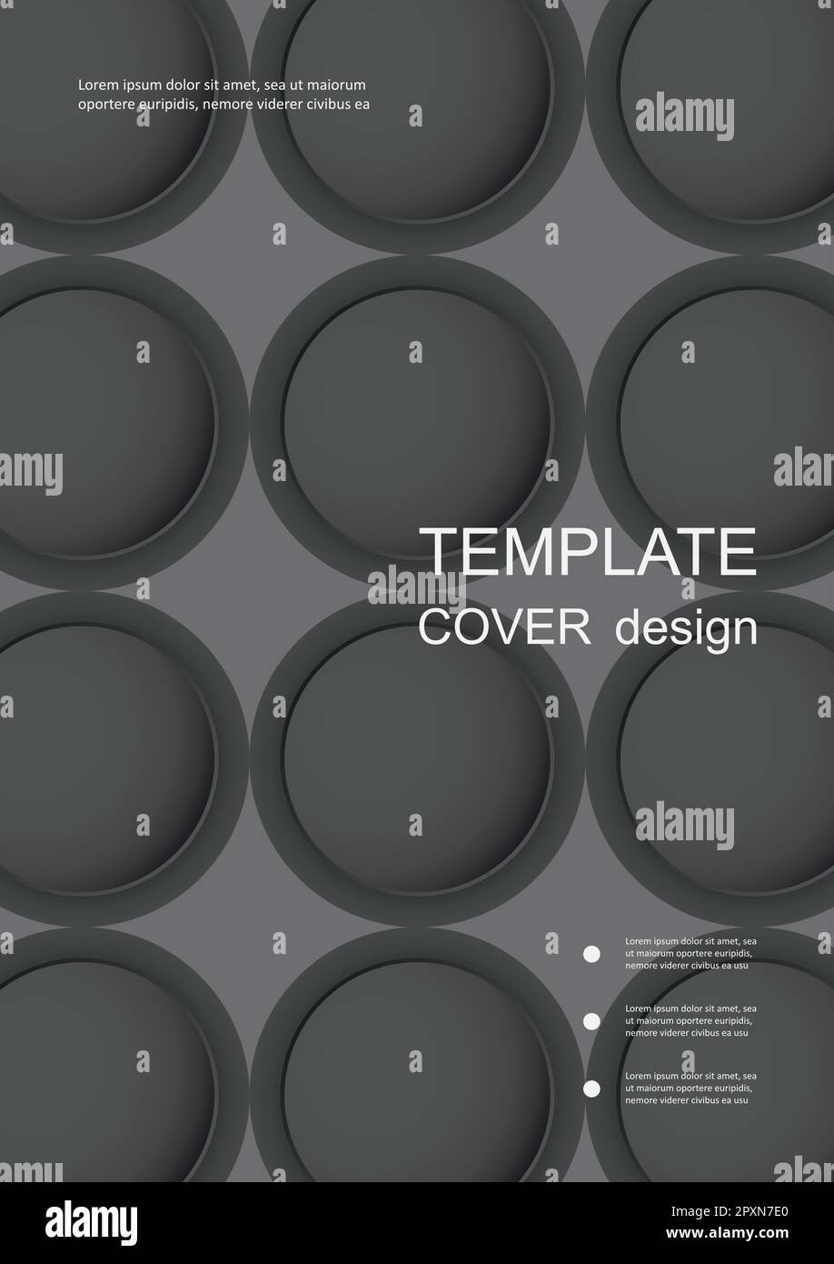 Circular background with concentric elements. Minimal abstract clean ...