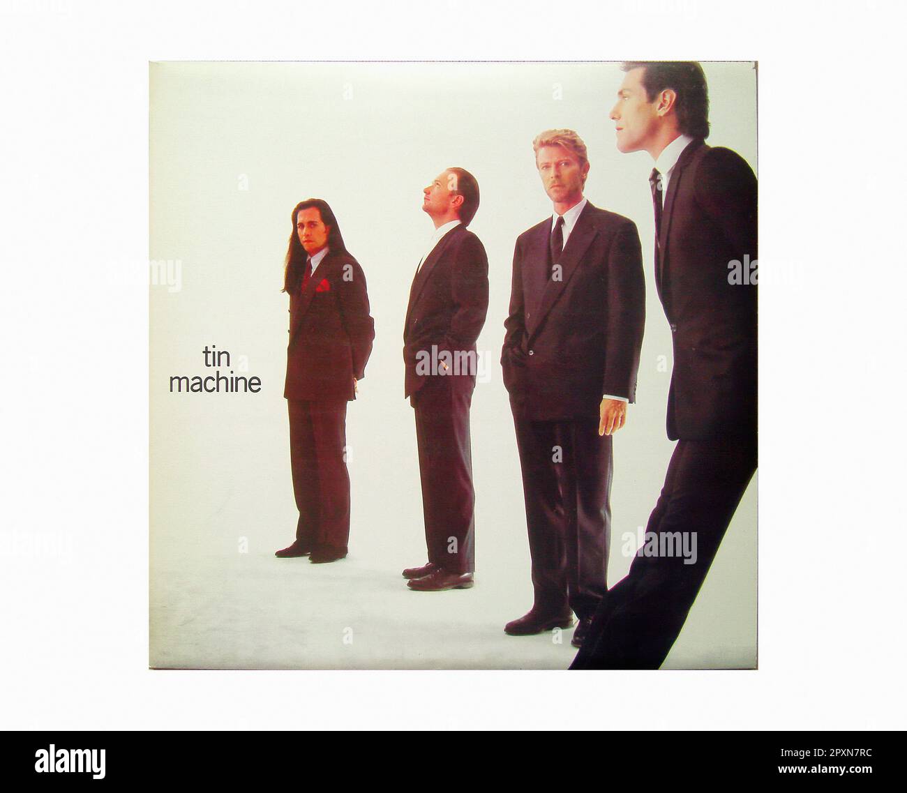 TIN MACHINE [1989] LP - Vintage Vinyl Record Sleeve Stock Photo - Alamy
