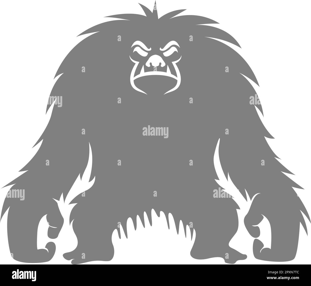 Monster Yeti logo icon design illustration Stock Vector Image & Art - Alamy