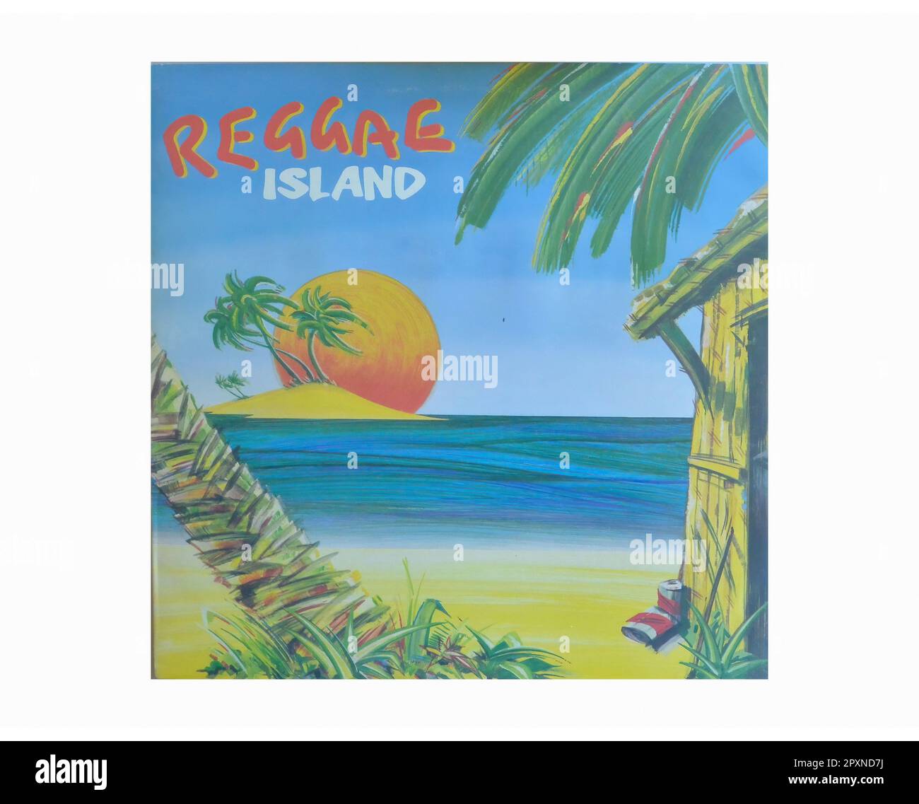 Various Artists - Reggae Island - Vintage L.P Music Vinyl Record Stock ...