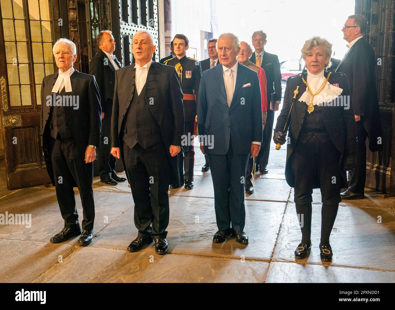 King Charles III with Speaker of the House of Lords Lord McFall of ...