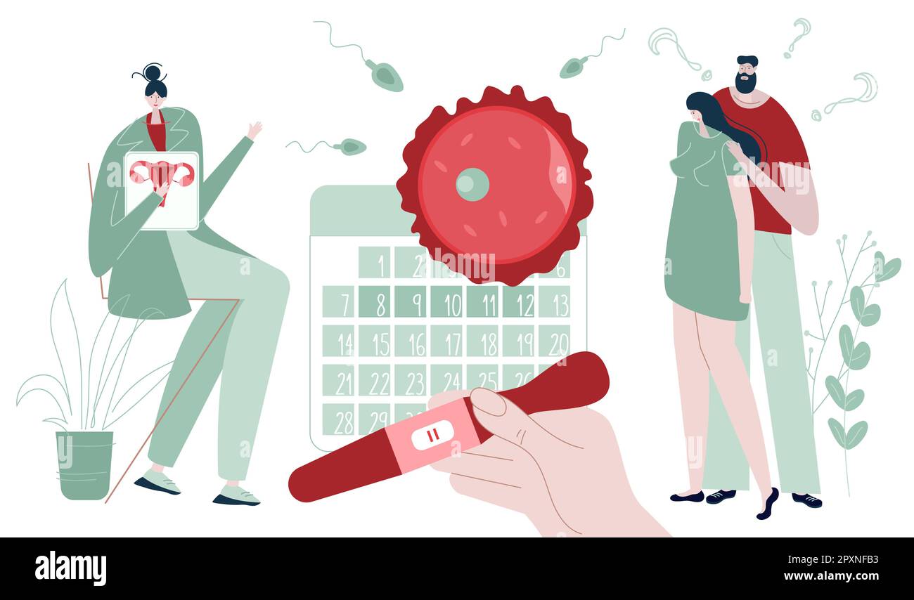 Doctor couple reproductive Cut Out Stock Images & Pictures - Alamy