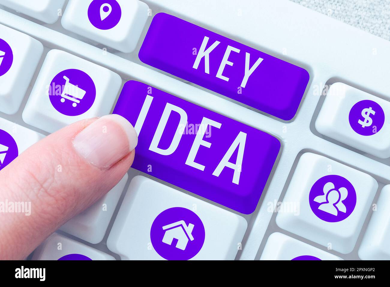 Writing displaying text Key Idea, Business approach Exceptional or ...