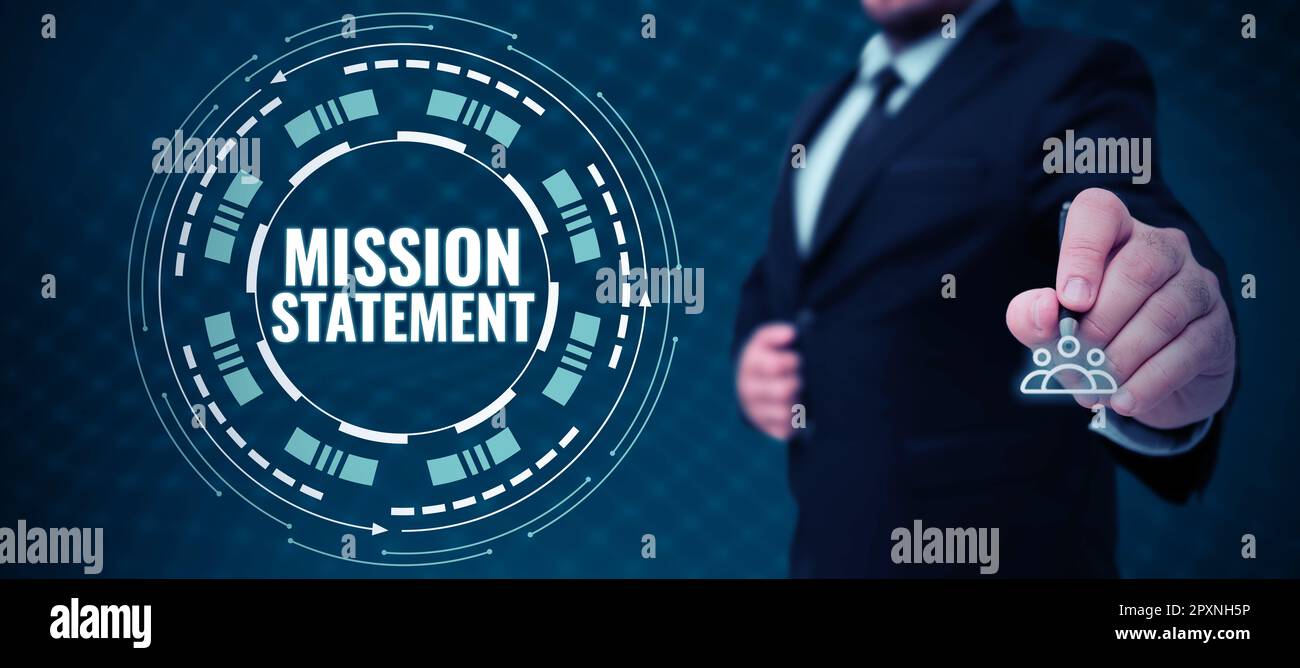 Handwriting text Mission Statement, Business idea Formal summary of the ...