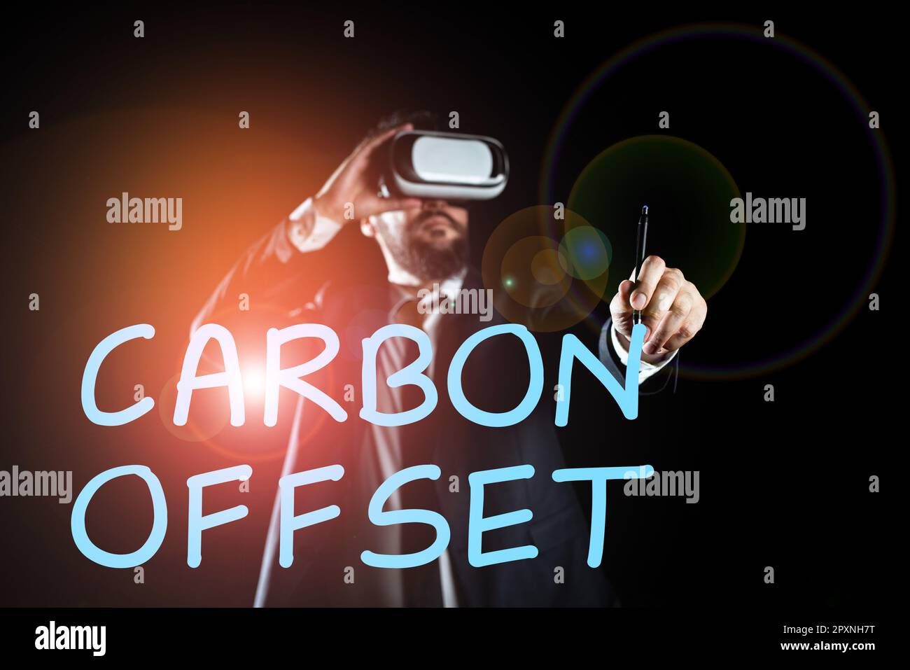 Conceptual display Carbon Offset, Business overview Reduction in ...