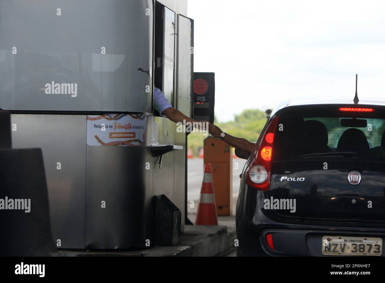 simoes filho, bahia, brazil - outubro 15, 2022: Toll collection plaza ...