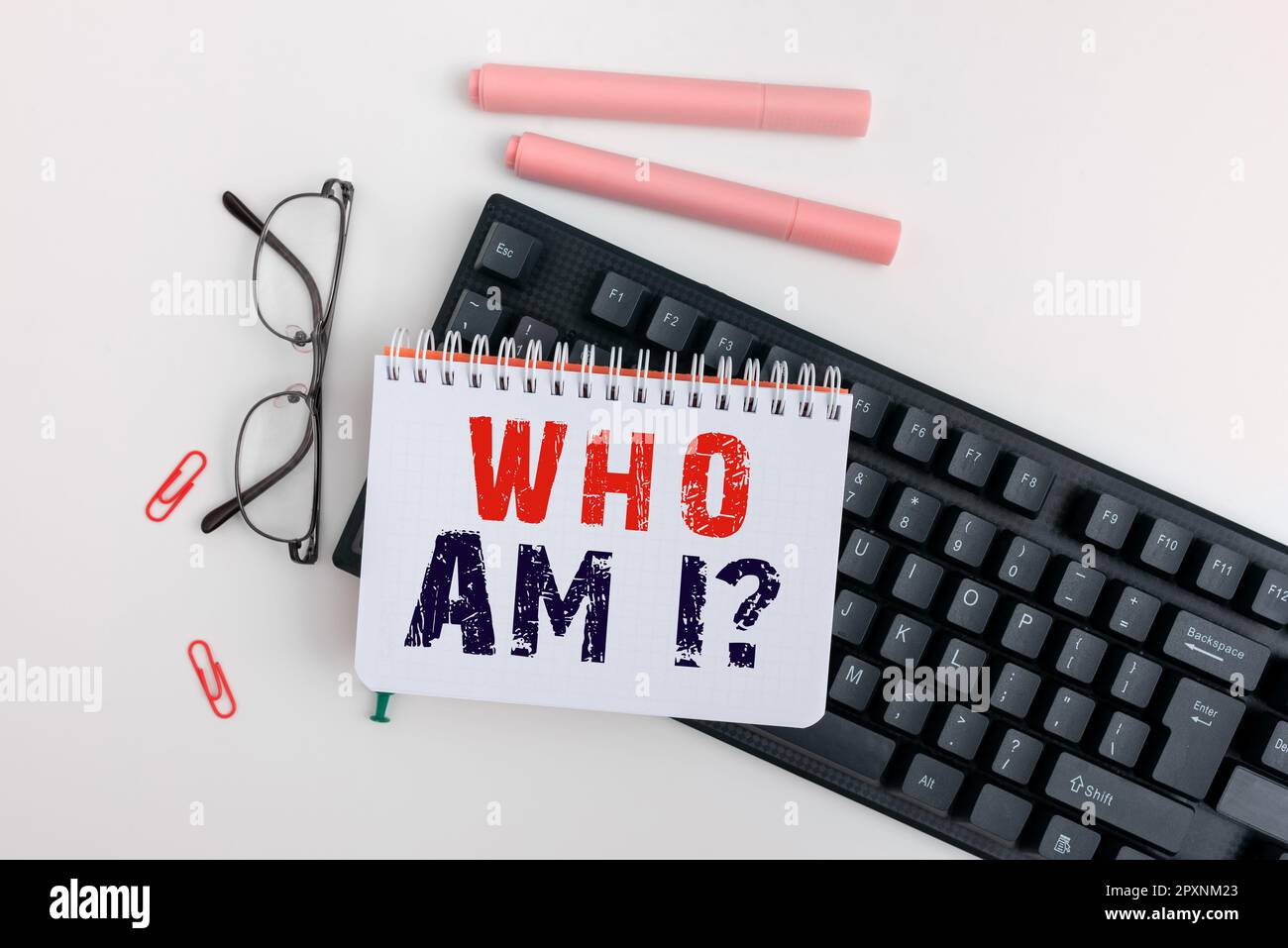 Text sign showing Who Am I, Concept meaning when being asked about your ...