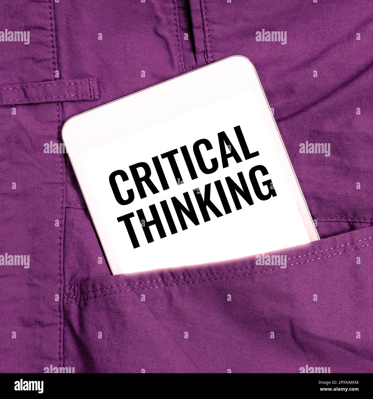 Handwriting Text Critical Thinking Internet Concept Sequence Of Stages