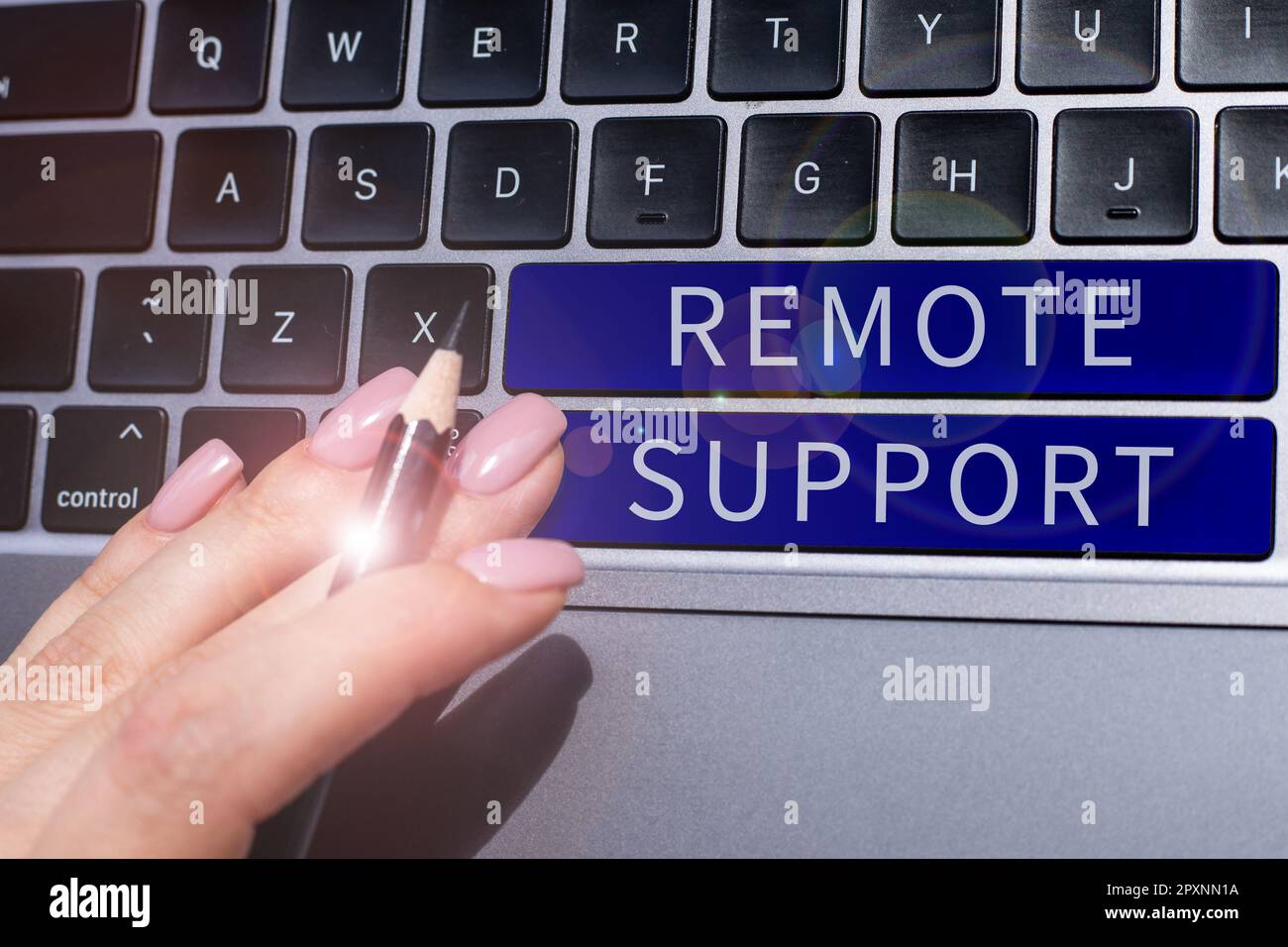 Text caption presenting Remote Support, Word for help end-users to ...
