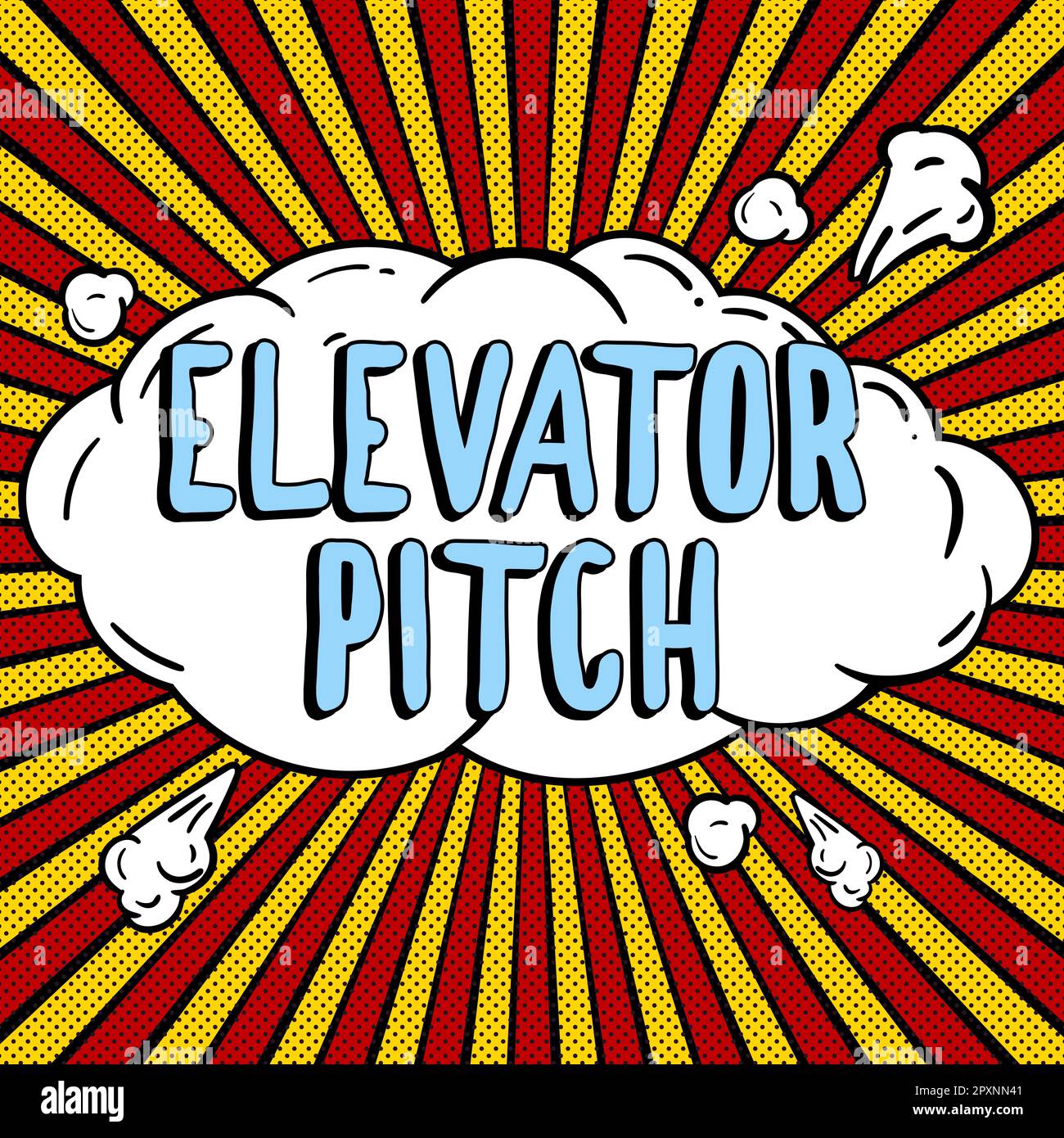Text caption presenting Elevator Pitch, Business idea A persuasive ...