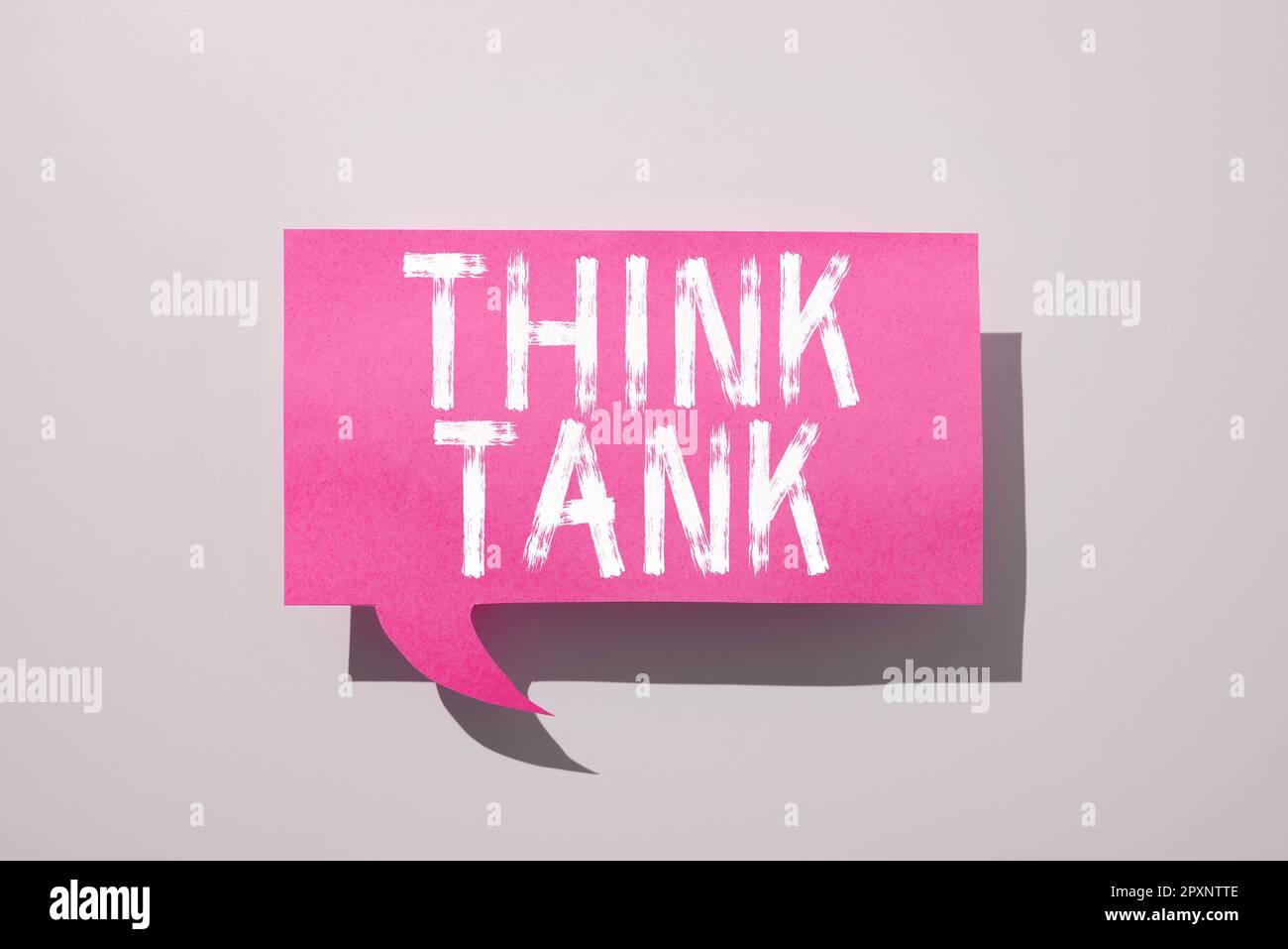 Hand writing sign Think Tank, Business concept Thinking of Innovative ...