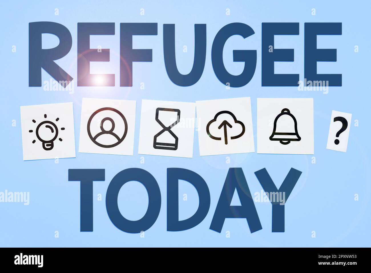 Hand writing sign Refugee, Concept meaning refer to movements of large ...