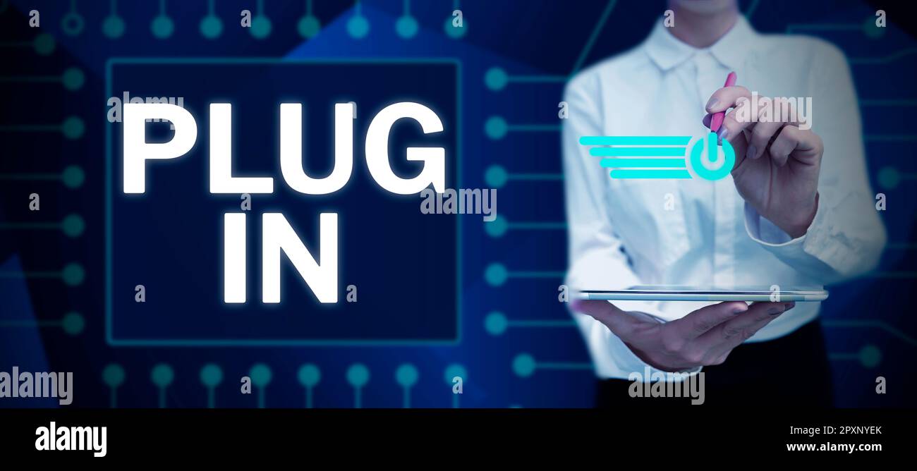 Conceptual display Plug In, Business approach putting device into ...