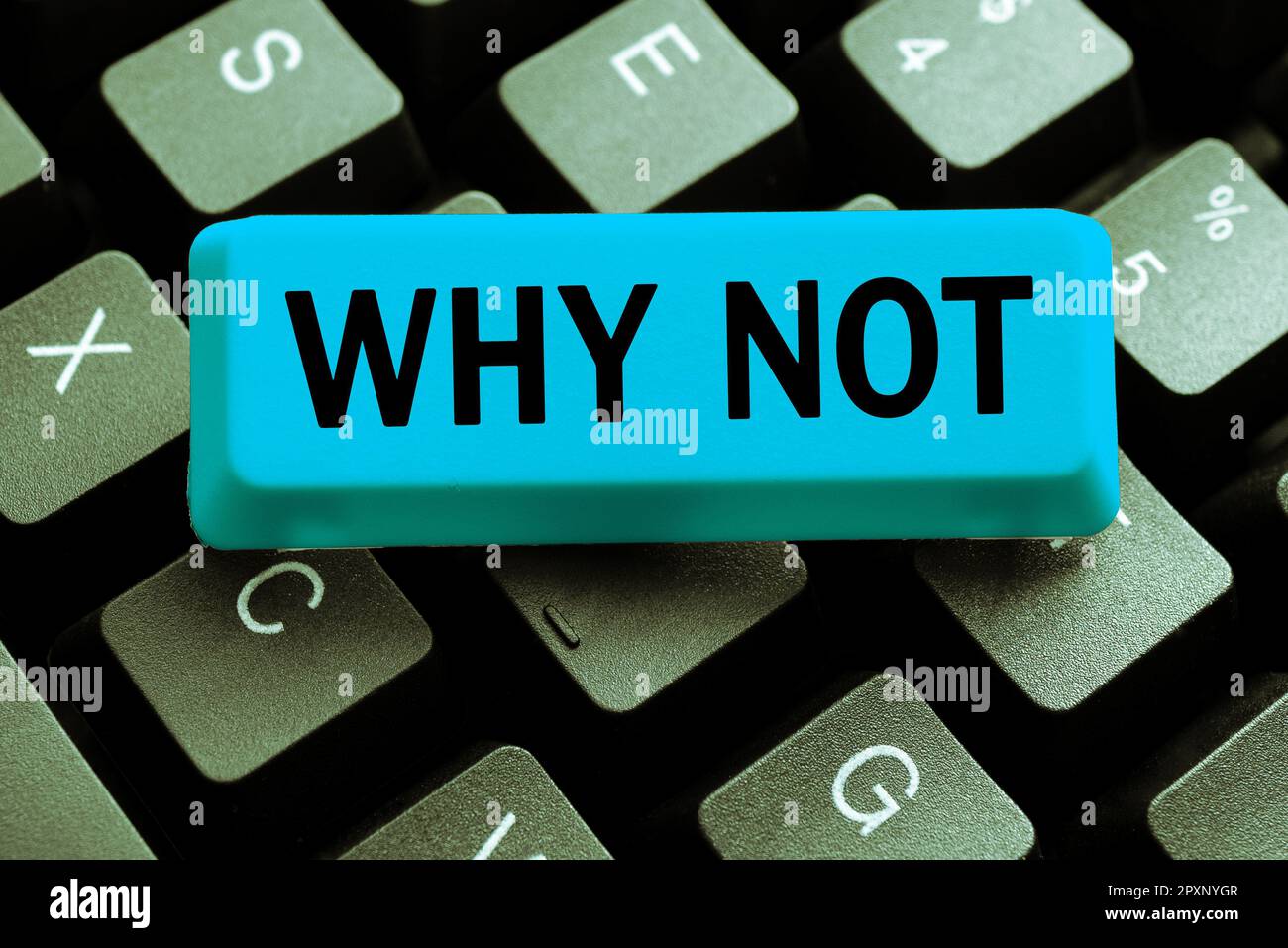 Inspiration showing sign Why Not, Word Written on used to make a ...