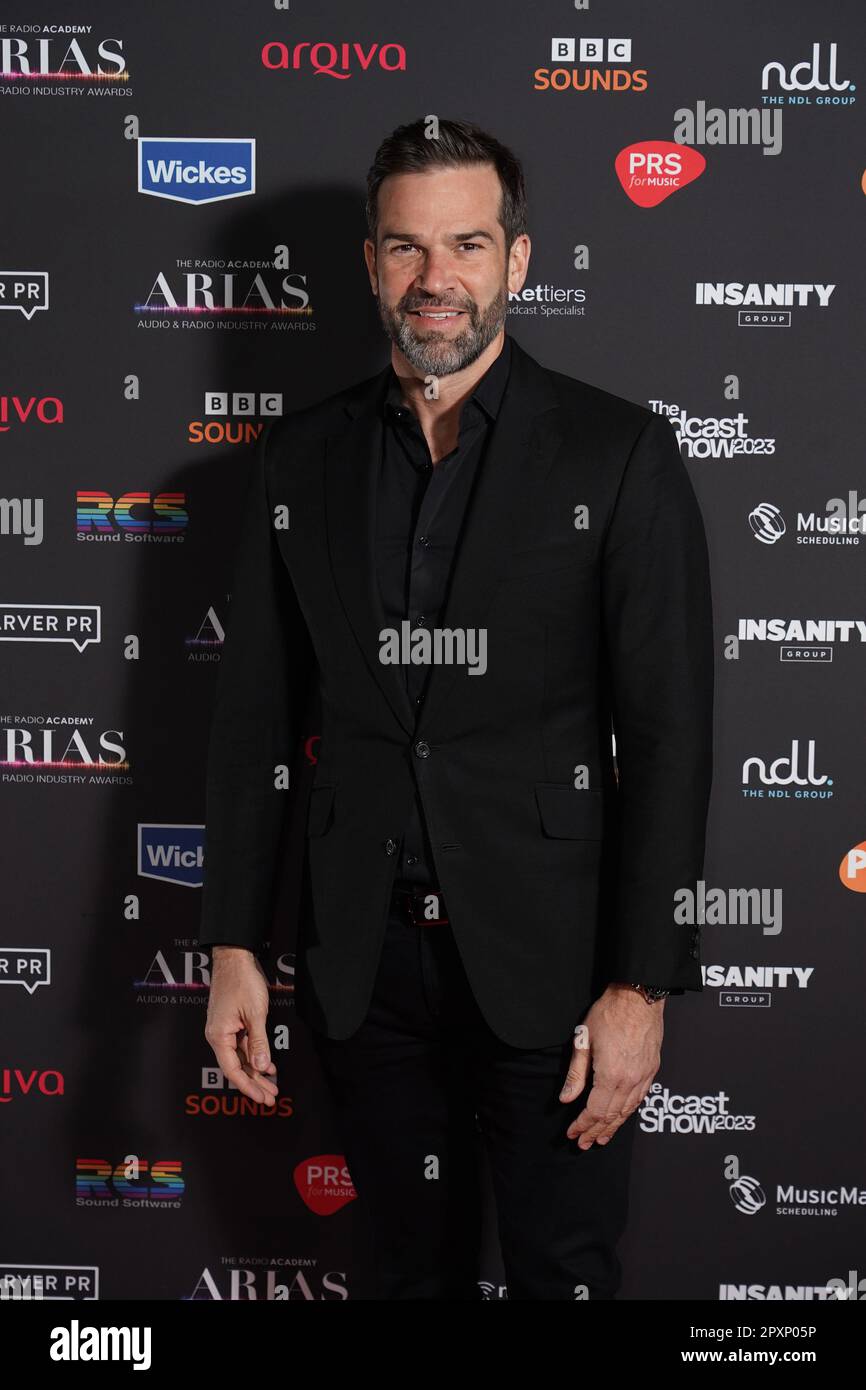 Gethin Jones attending the ARIAS - Audio and Radio Industry Awards, at ...