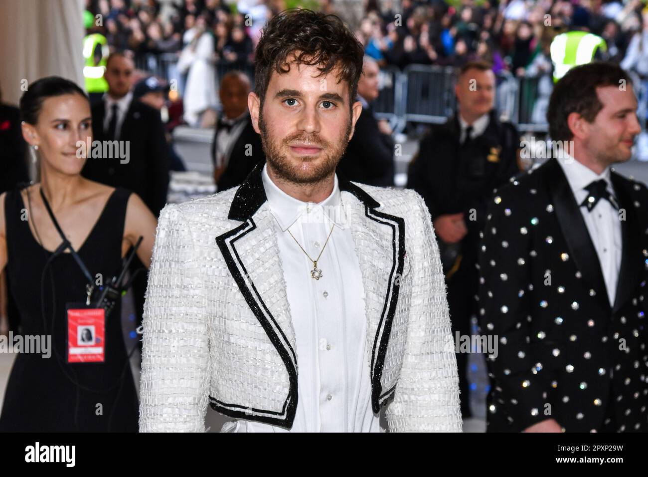 New York, USA. 01st May, 2023. Ben Platt walking on the red carpet at ...