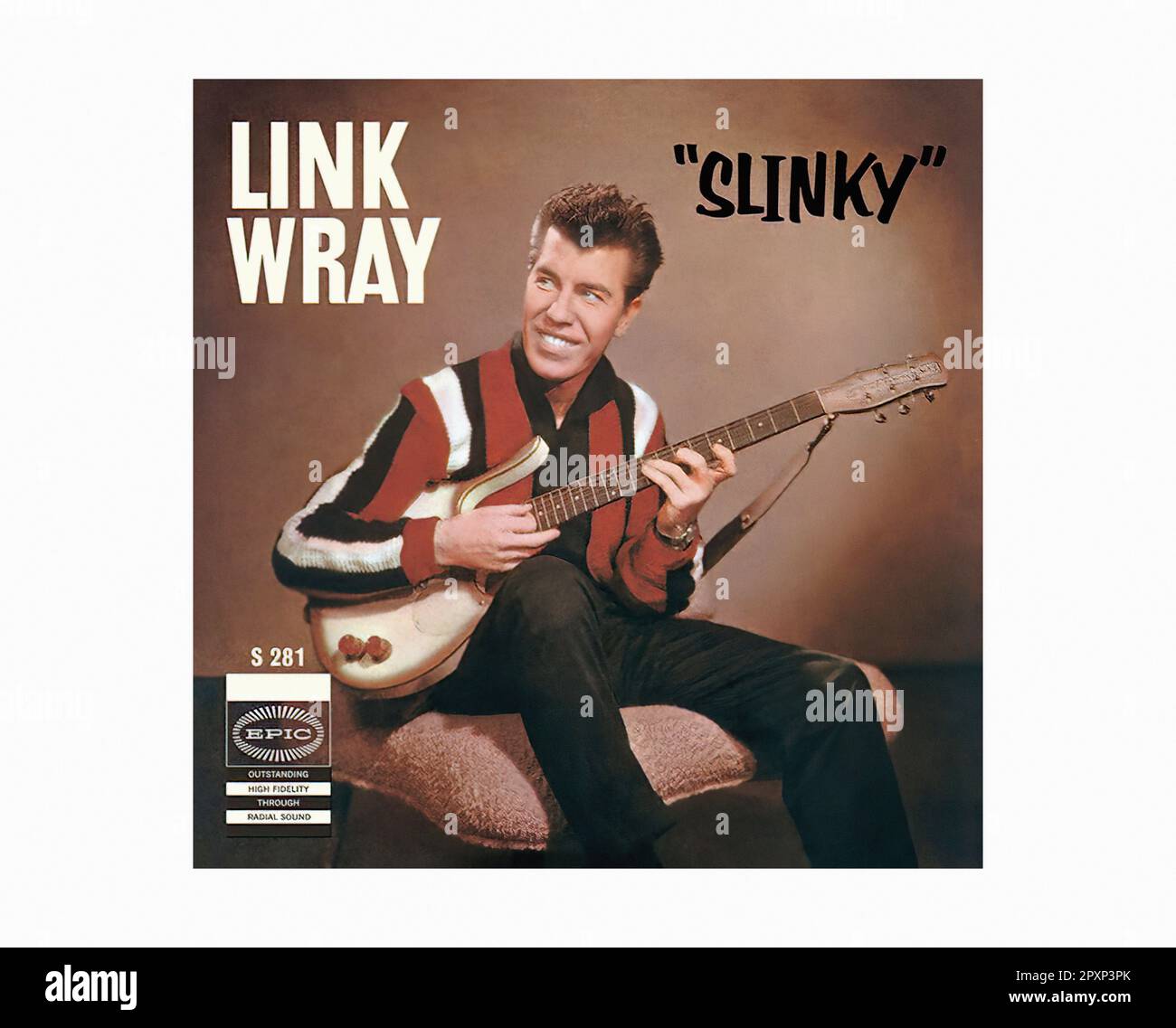 Wray Link - 2014 04 A - Vintage 45 R.P.M Music Vinyl Record Stock Photo ...