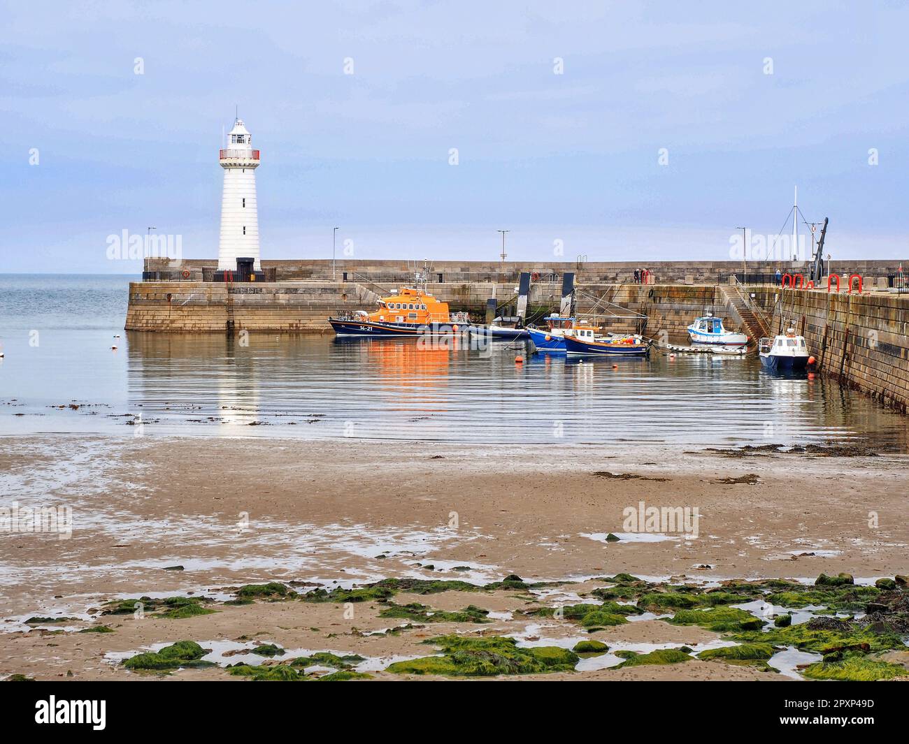 Donaghadee lifeboat harbour hi-res stock photography and images - Alamy