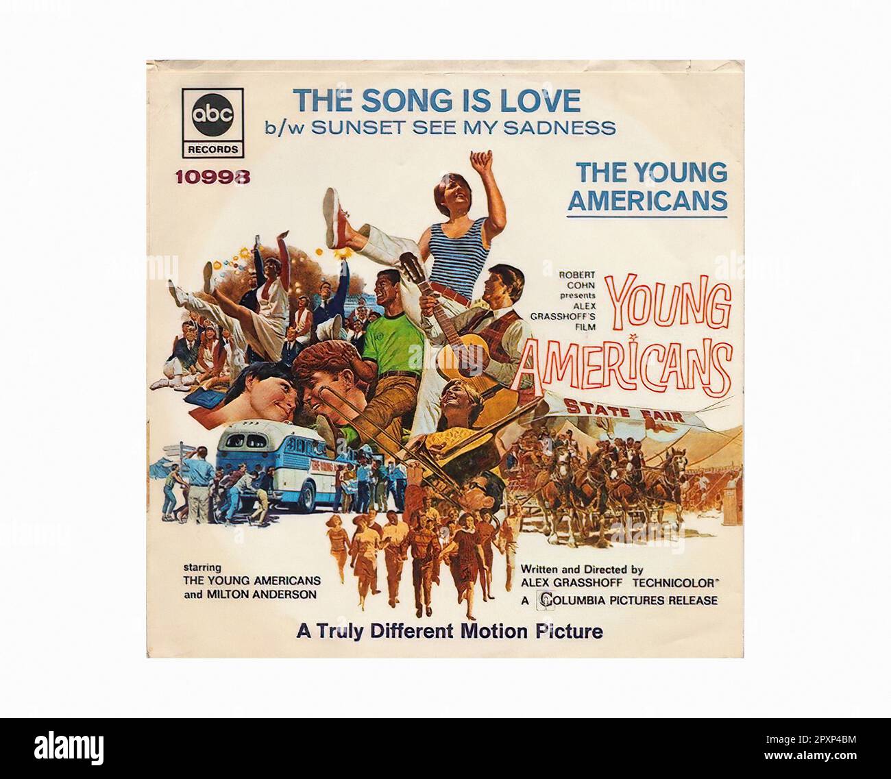 Young Americans - 1967 11 A - Vintage 45 R.P.M Music Vinyl Record Stock Photo - Alamy