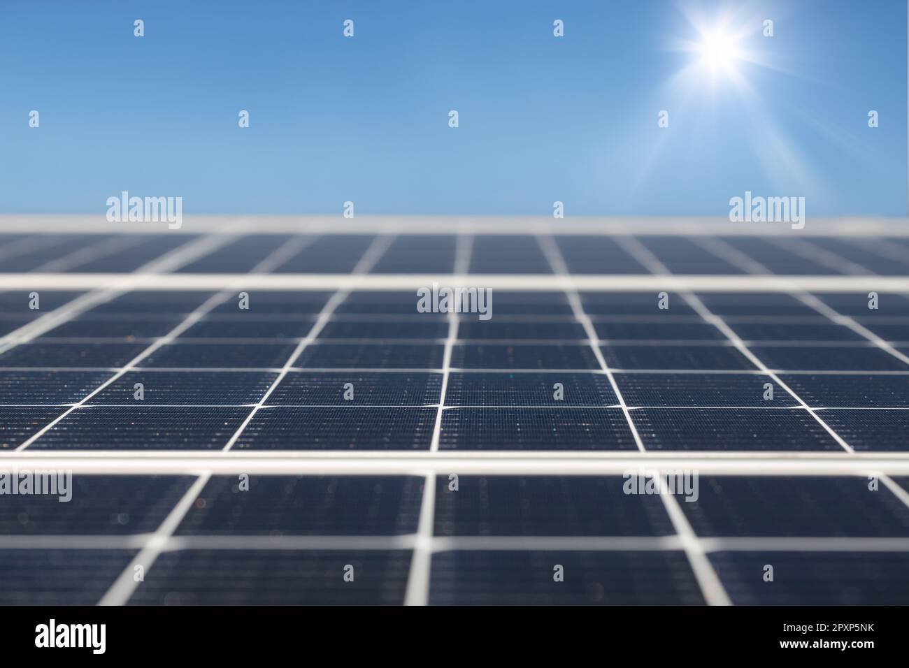 Alternative energy source - close up on solar cells Stock Photo - Alamy