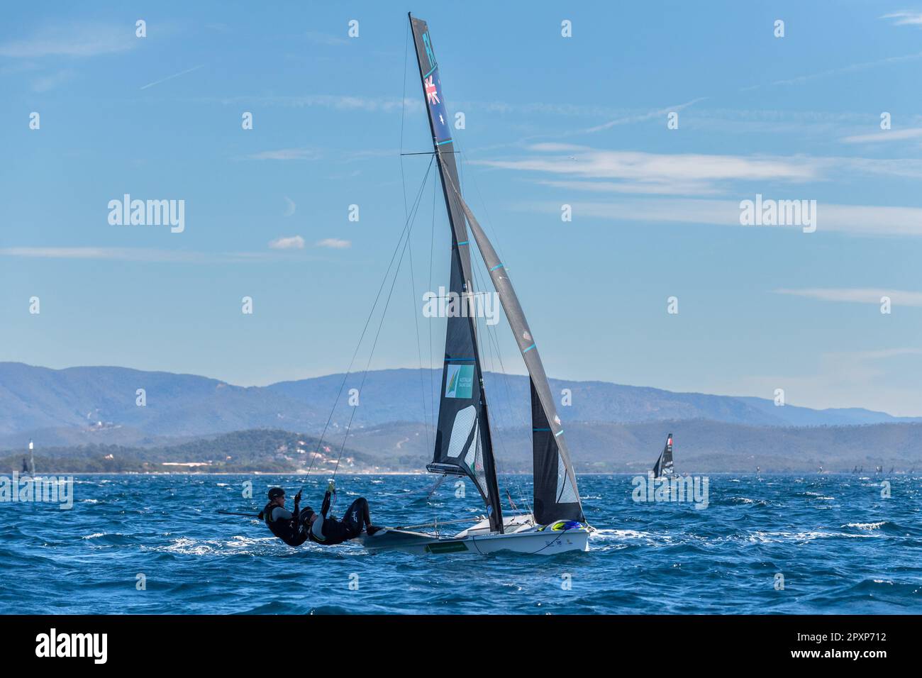 Hyeres, France. 25th Apr, 2023. Australian team ( Laura Harding and ...