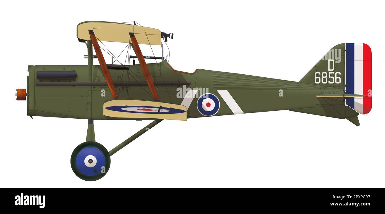 S.E.5a (D6856) piloted by Andrew F. W. Beauchamp-Proctor of the 84th ...