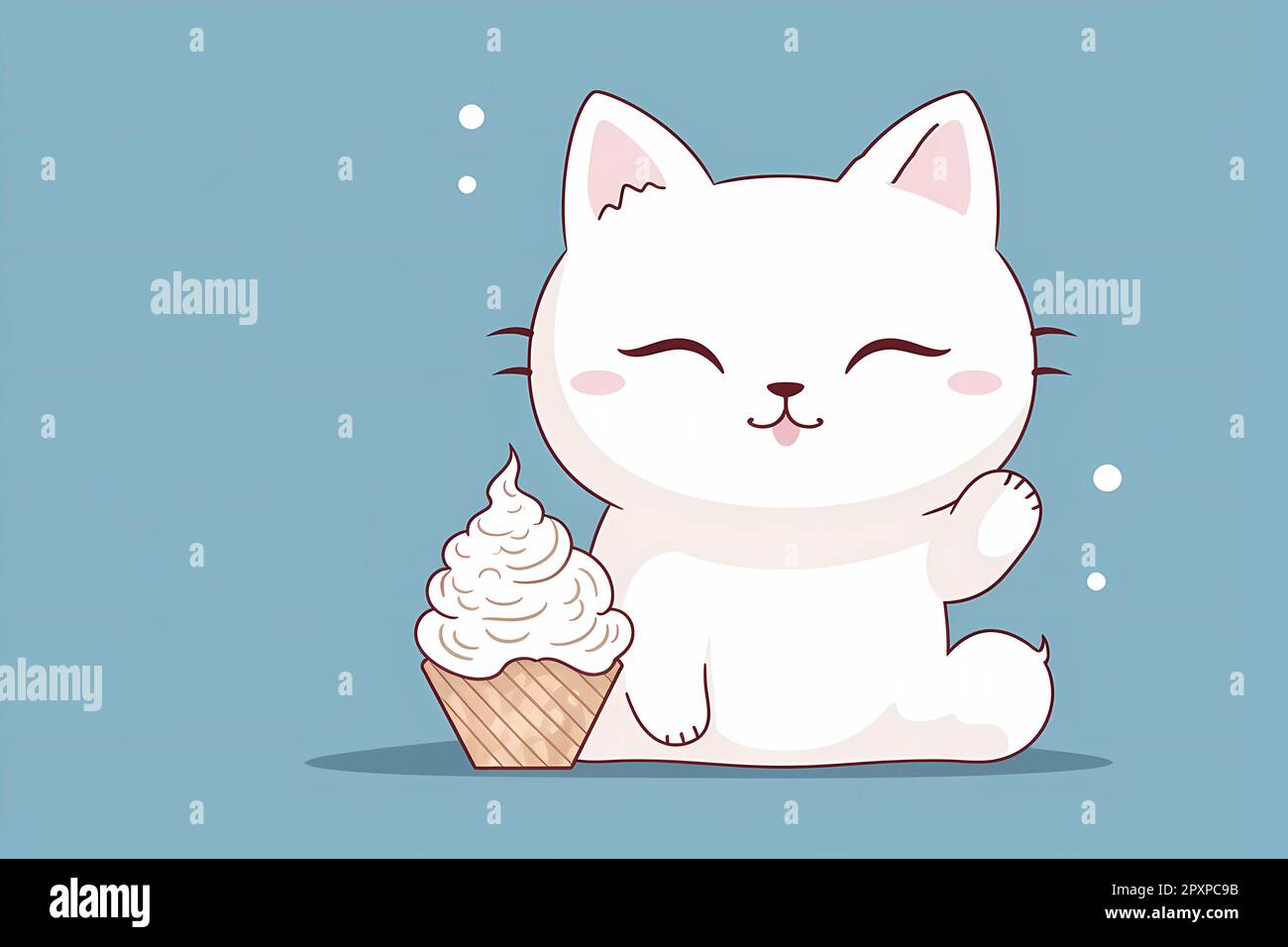 Cat kawaii chibi hi-res stock photography and images - Alamy