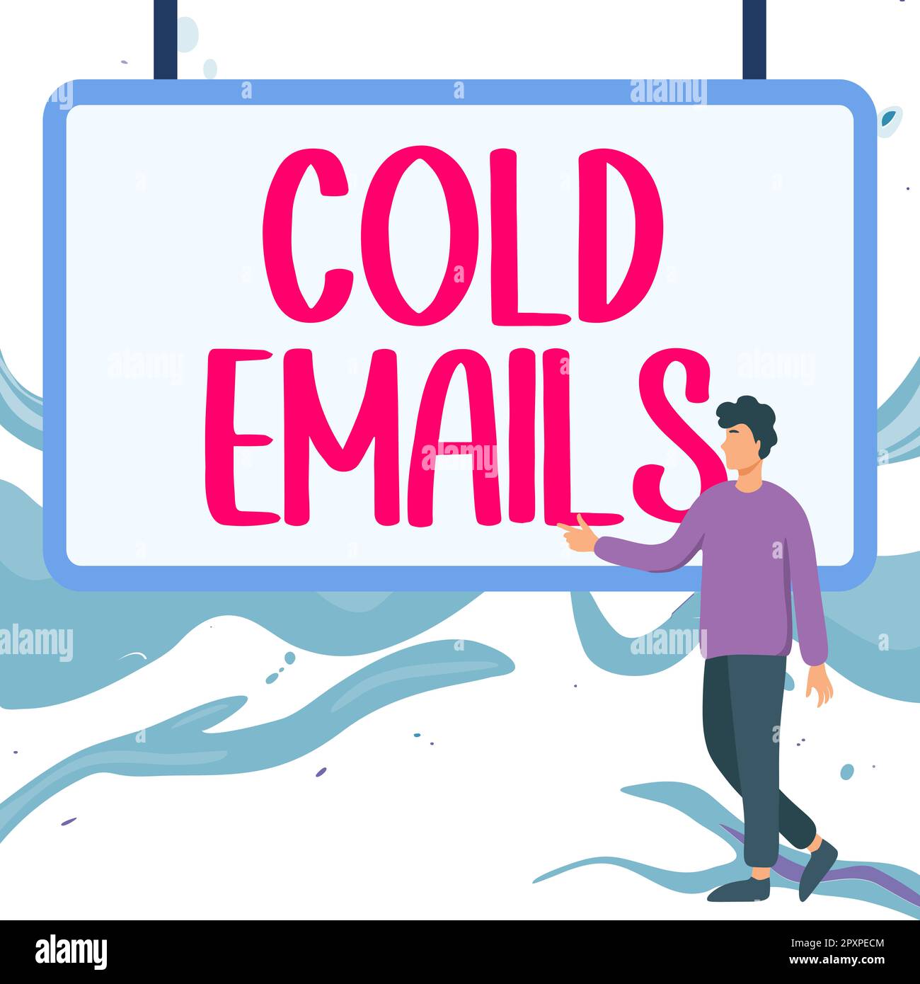 Inspiration showing sign Cold Emails, Word Written on unsolicited email ...